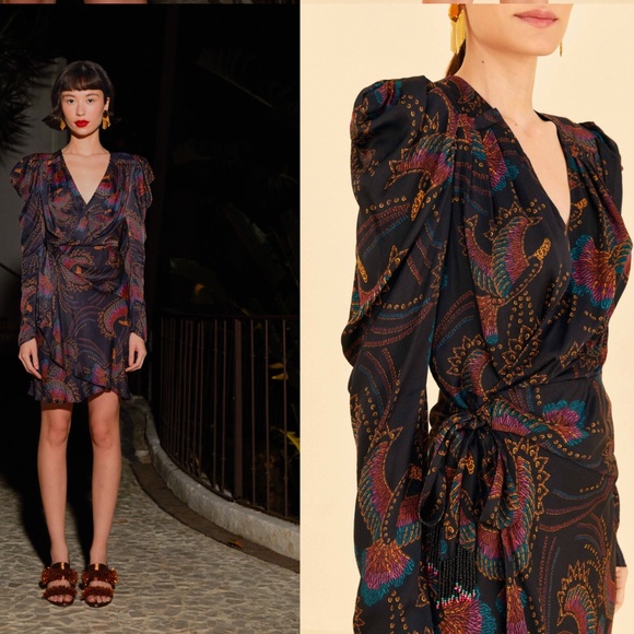 FARM Rio | Dresses | Farm Rio Sequin Toucans Mini Dress | Poshmark